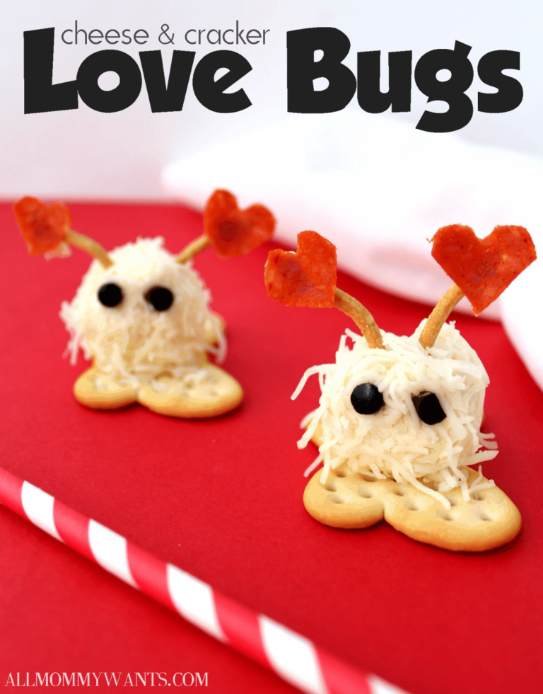 Make These Adorable Cheese & Cracker Love Bugs for Valentine's Day ...