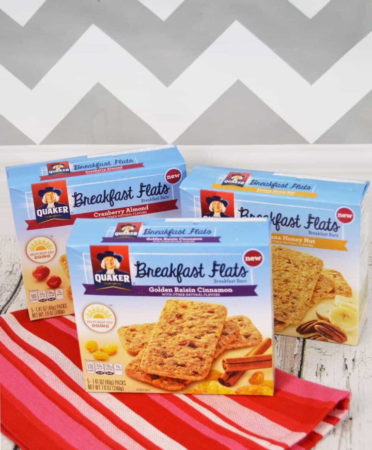 Taste Test: Quaker Breakfast Flats - Breakfast On The Go - Life She Has