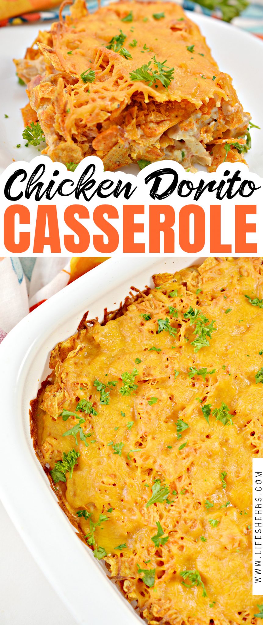 Chicken Dorito Casserole - Life She Has