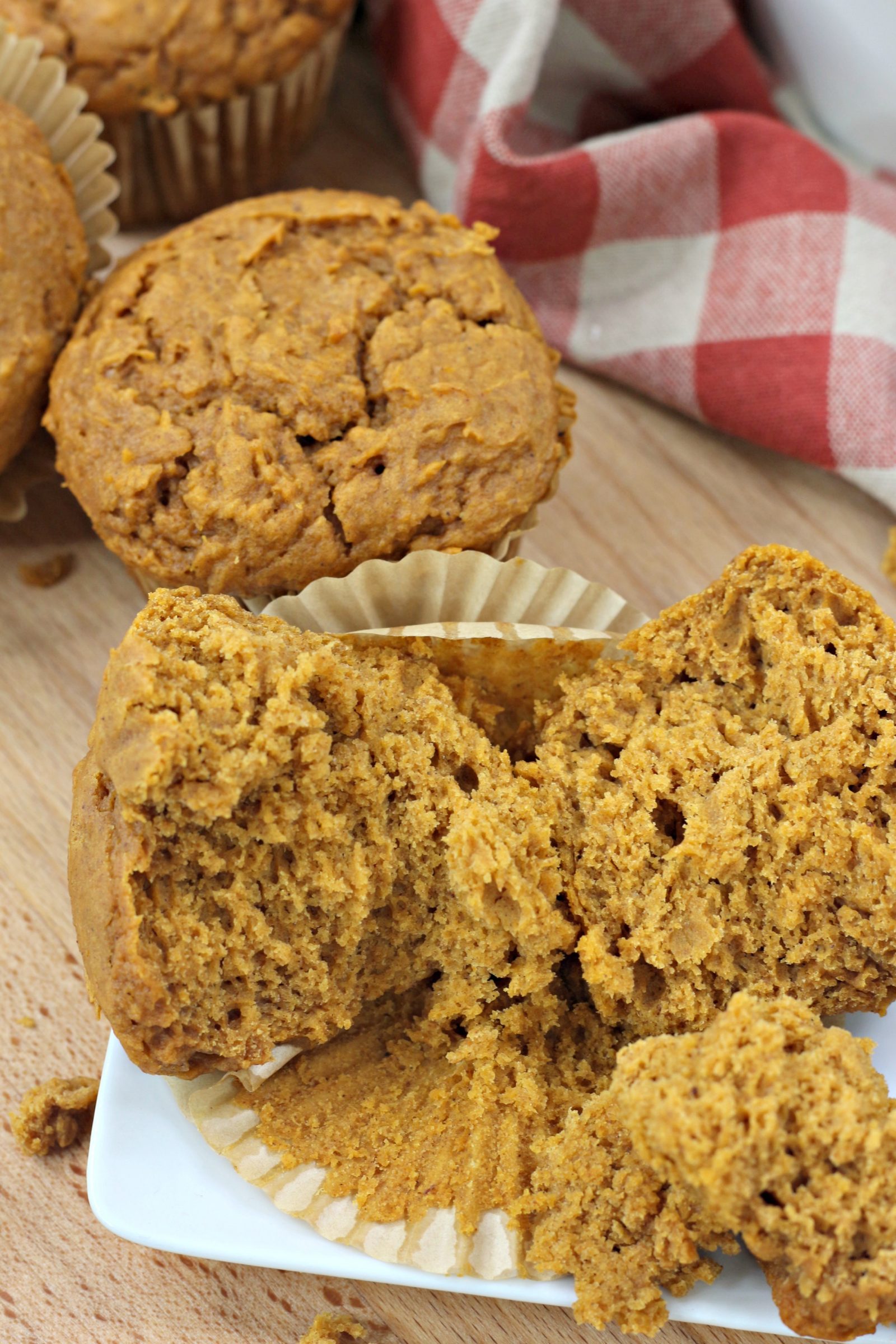 2 Ingredient Pumpkin Muffins - Life She Has