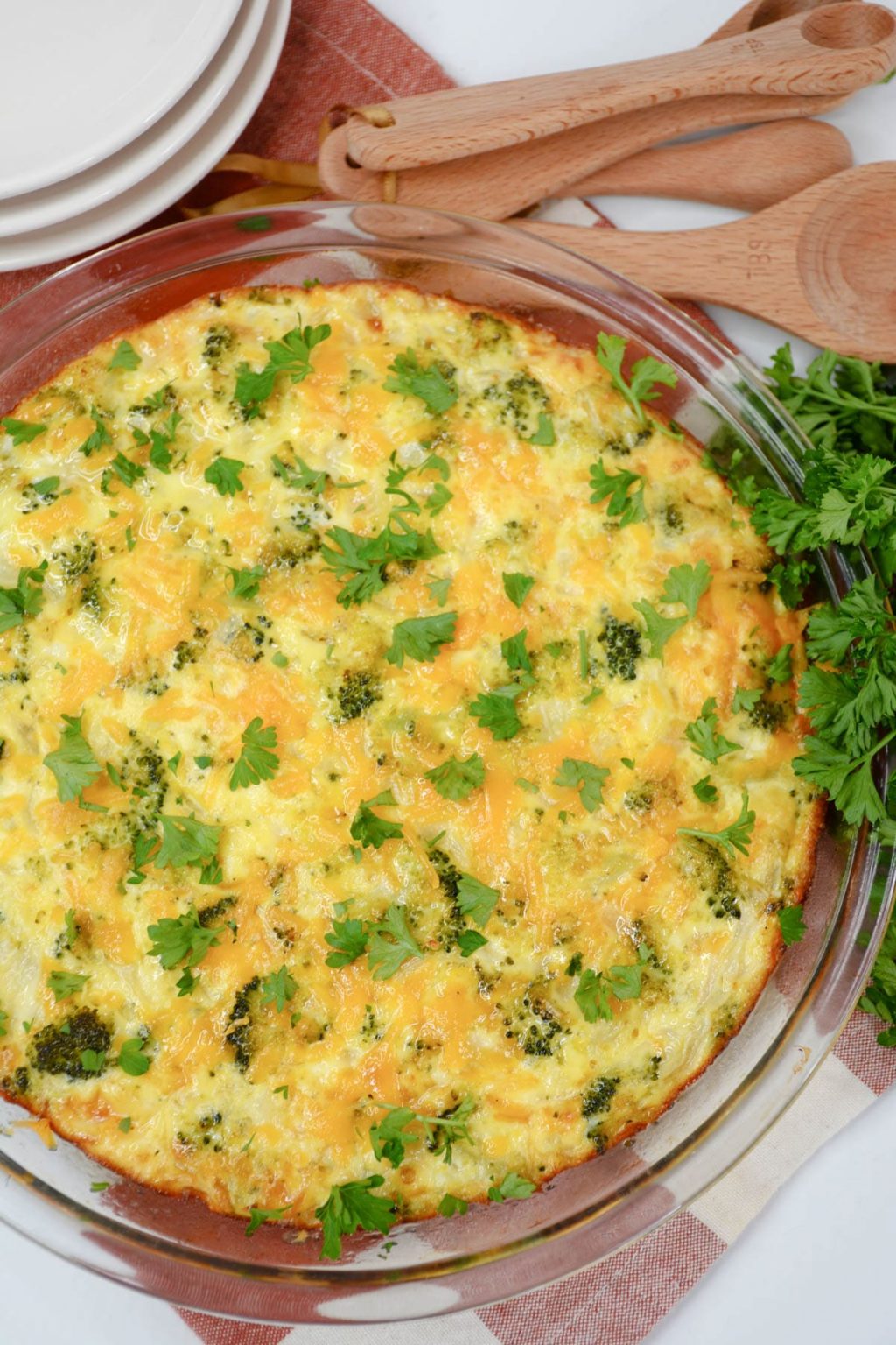 Weight Watchers Broccoli Crustless Quiche (5points) - Life She Has