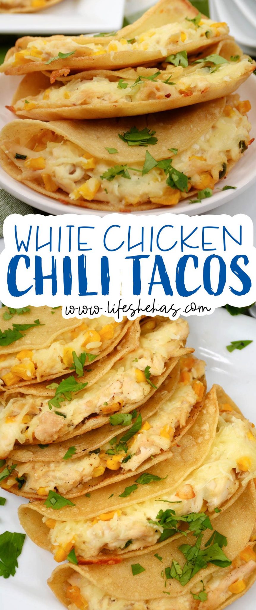 White Chicken Chili Tacos - Life She Has